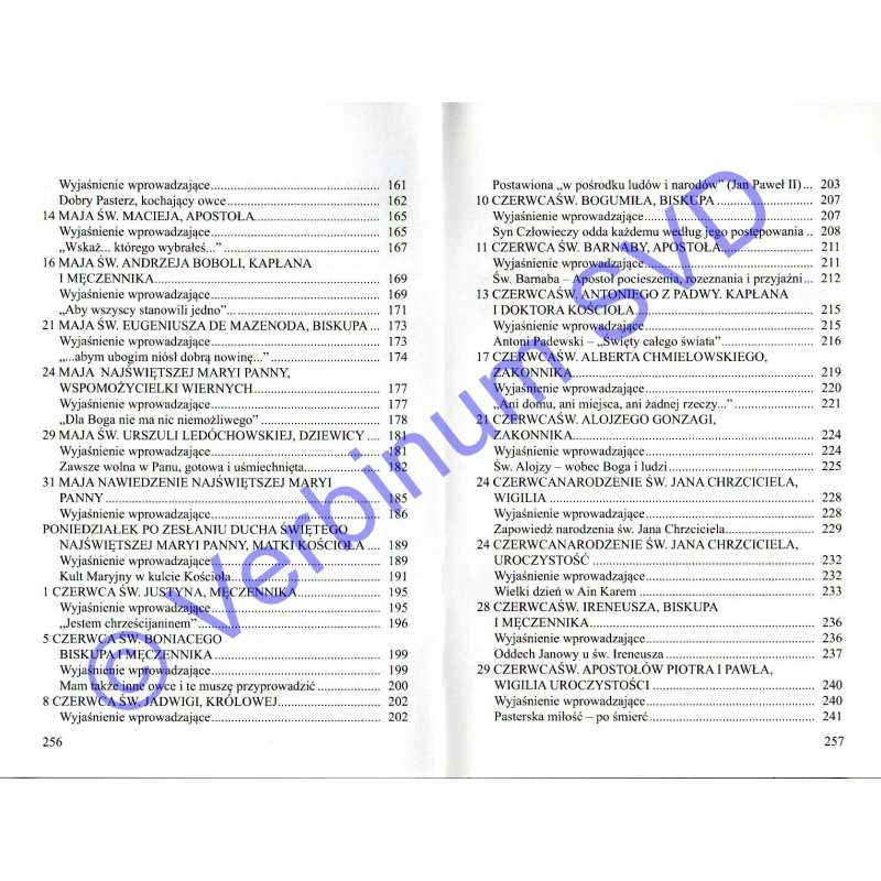 POCHYLENI NAD SŁOWEM BOŻYM. Uroczystości. Święta. Wspomnienia cz.I ...