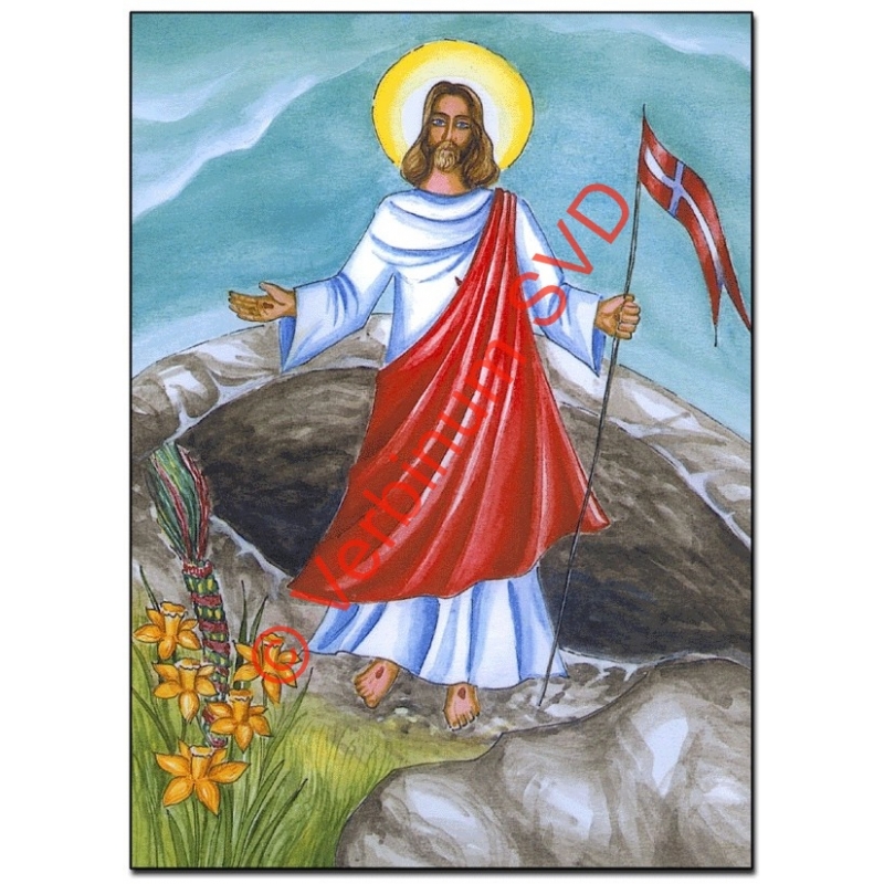 KARTKA WIELKANOCNA 03 z kopertą - VERBINUM