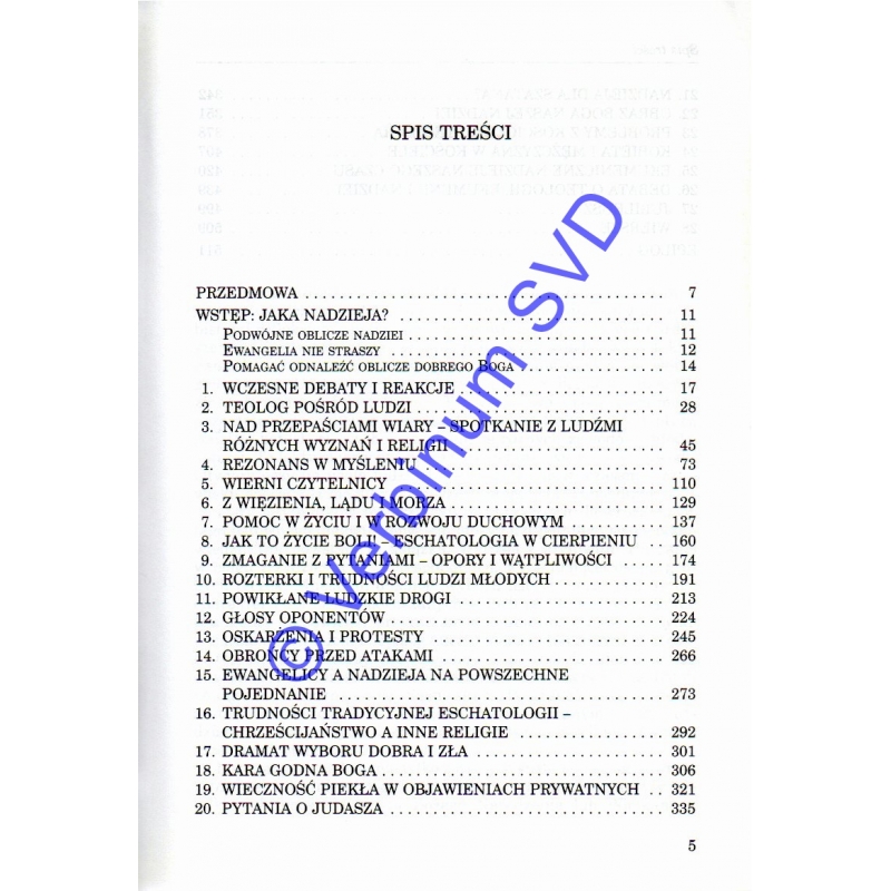 NADZIEJA W DIALOGU - VERBINUM