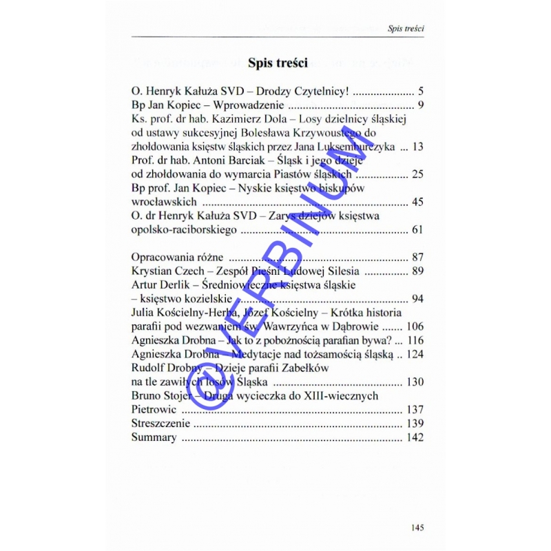 KSIĘSTWA ŚLĄSKIE - VERBINUM