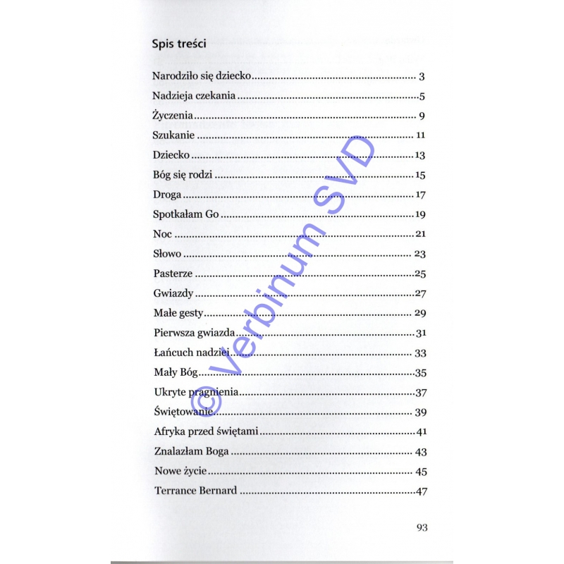 GDZIE RODZI SIĘ BÓG - VERBINUM