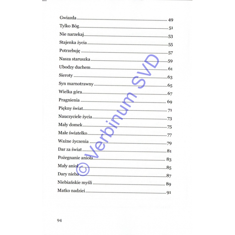 GDZIE RODZI SIĘ BÓG - VERBINUM