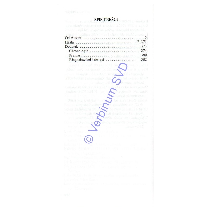 HISTORIA KOŚCIOŁA W POLSCE - VERBINUM